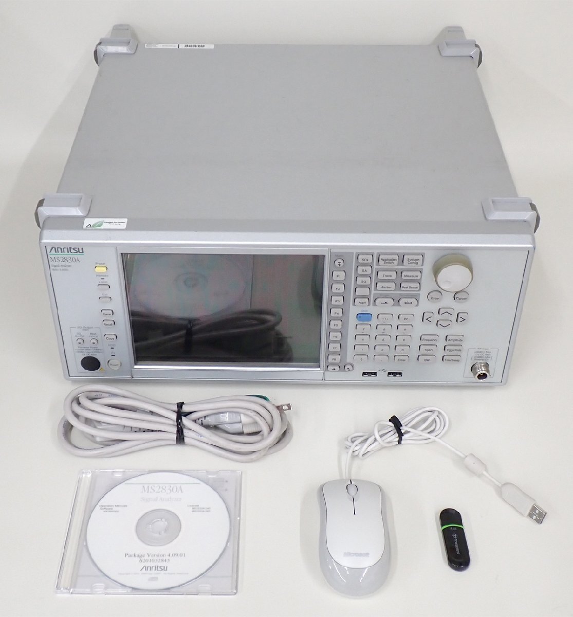 【傷や汚れあり】QS53854 Anritsu/アンリツ MS2830A Opt.040/062 シグナルアナライザ 9kHz-3.6GHz ...