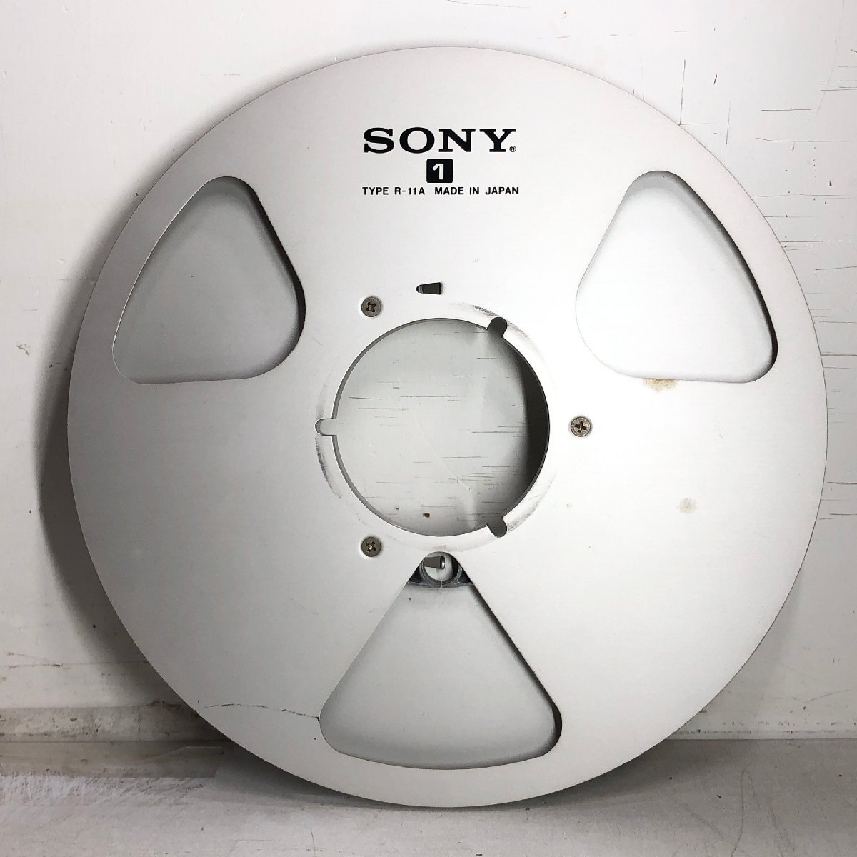 【やや傷や汚れあり】【未チェック】SONY R-11A EMPTY REEL メタルリール 10号オープンリール 直径約26.5cm 箱無し ...