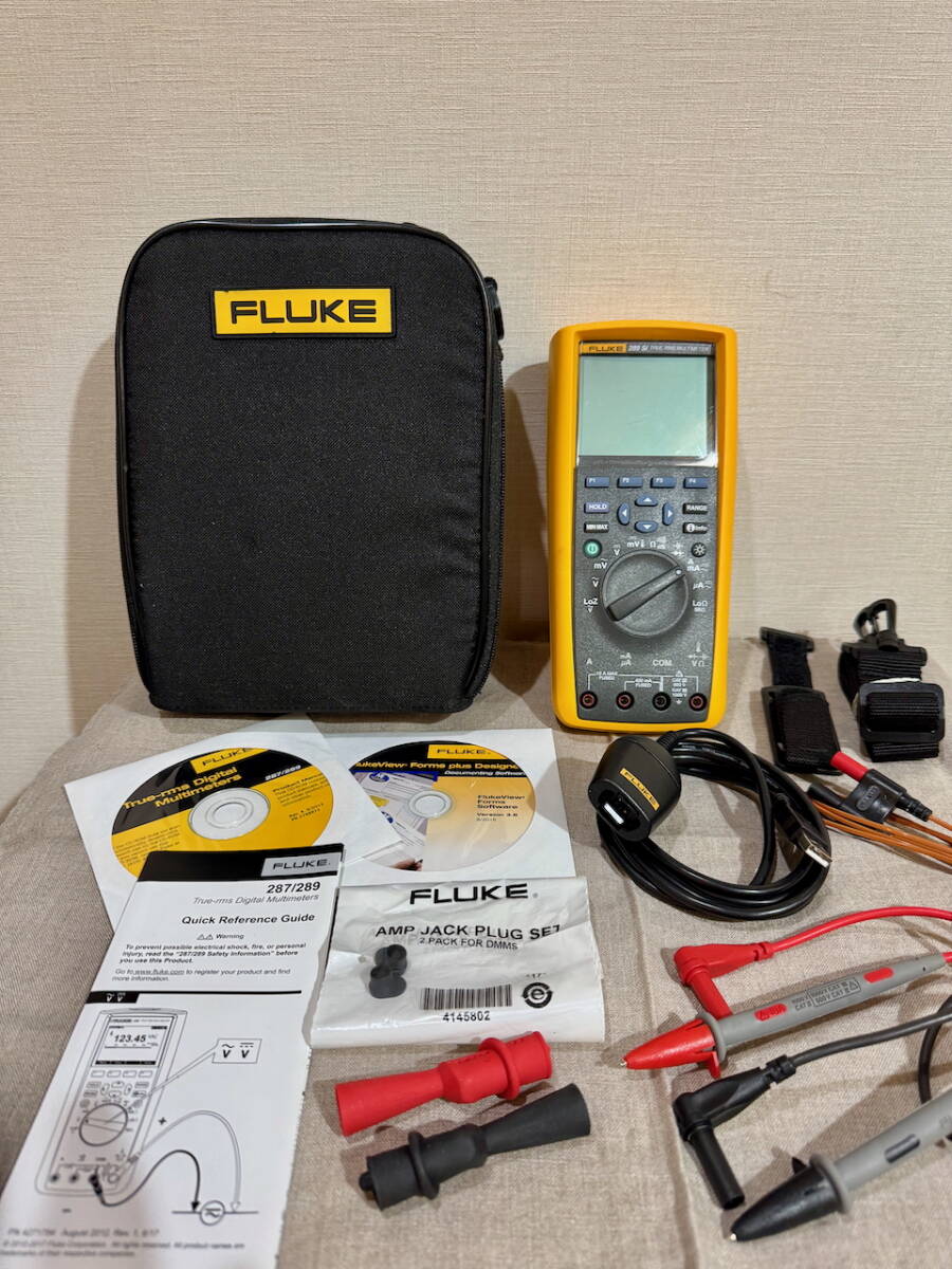 【目立った傷や汚れなし】＊美品ジャンク 送料無料＊ FLUKE 289 Si TRUE RMS MULTIMETER コンボキット フルーク ...