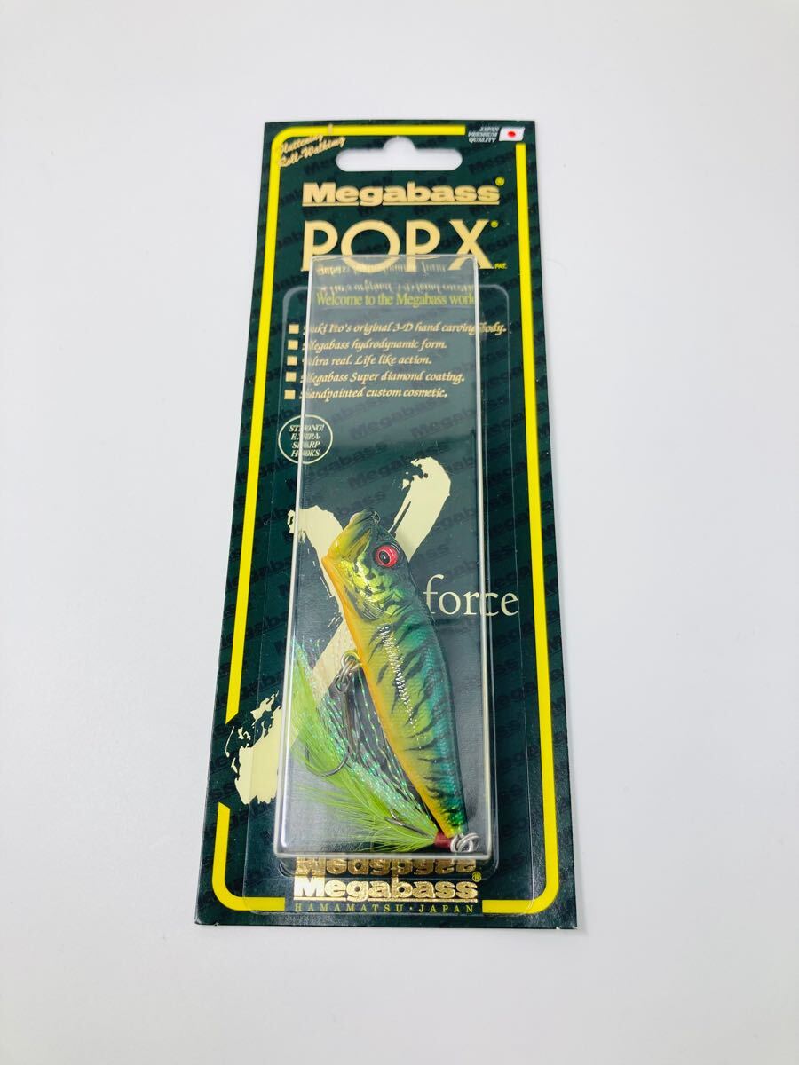 【未使用】【未使用品】メガバス MEGABASS ポップX 64mm 1/4oz FLAME TIGER (SP-C) POP-X ポッパー ルアー 2022年 干支カラー 寅 限定カラー ...