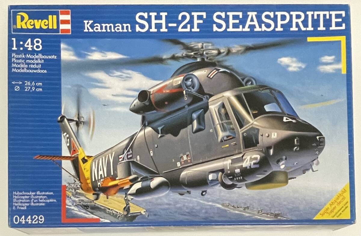 【目立った傷や汚れなし】1円〜スタート 送料660円～ 希少 未組立品 Revell ドイツレベル 1/48 カマン SH-2F シー ...