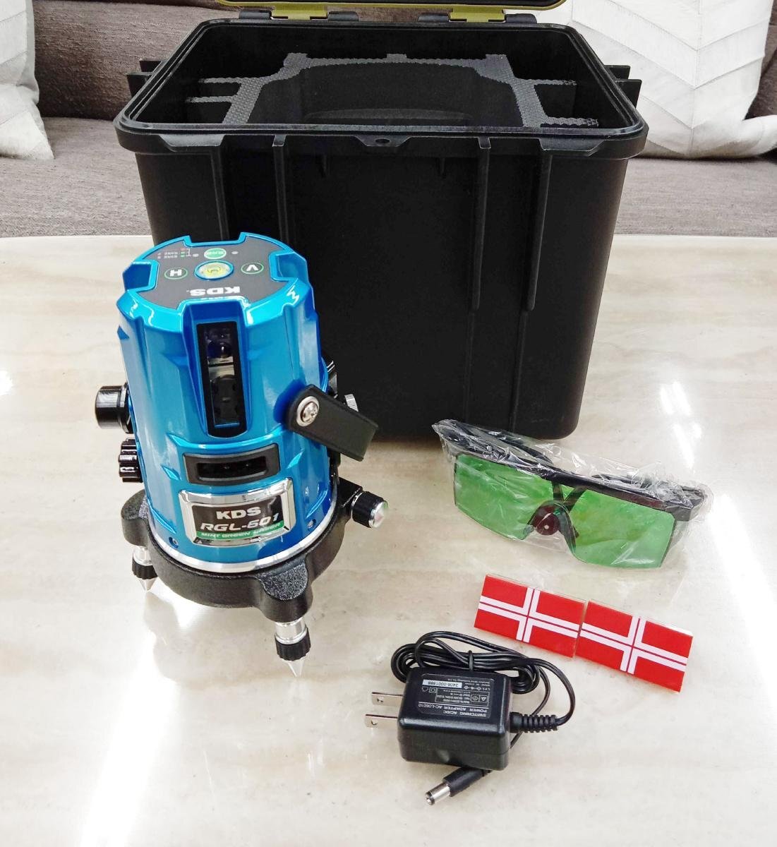 【目立った傷や汚れなし】[動作OK 美品] ムラテックKDS ミントグリーン レーザー墨出器 スーパーレイ RGL-601 ケース付 [須賀川店]の落札情報詳細 - Yahoo!オークション ...