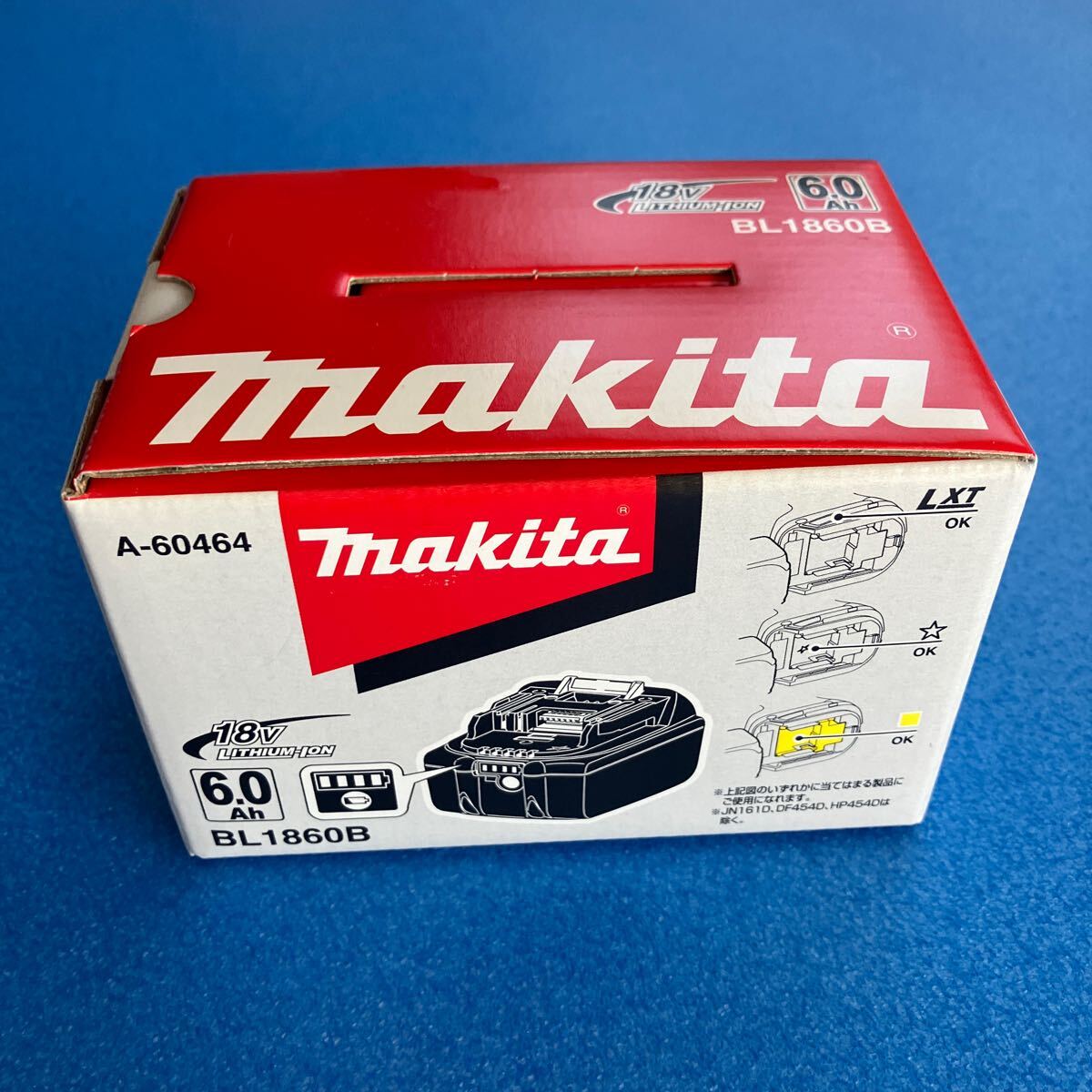 【傷や汚れあり】♪【マキタ リチウムイオンバッテリBL1860B 18V 6.0Ah A-60464 1個 電動工具用バッテリー ...