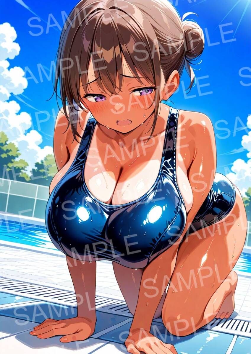 【未使用】807 セクシー 爆乳 A4 ポスター 美少女 イラスト ブルマ 体操服 スク水 競泳水着 スパッツ チア レギンス バニーガール テニスウェアの落札情報詳細 - Yahoo ...