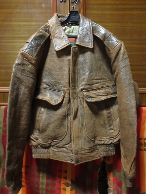 【やや傷や汚れあり】雰囲気良 80s 90s ビンテージ A-2 A2 風 レザー フライト type ジャケット ma1 ライダース ユーロ USA アメリカ 古着 好きにもの落札情報詳細 ...