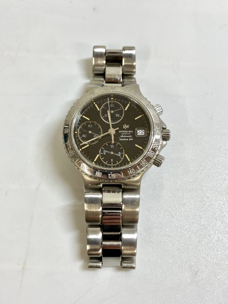 【傷や汚れあり】【希少品】レイモンドウィル ブルー 2951 RAYMOND WEIL Amadeus 200 青 自動巻き メンズ 腕時計[N0110]の落札情報詳細 - Yahoo ...
