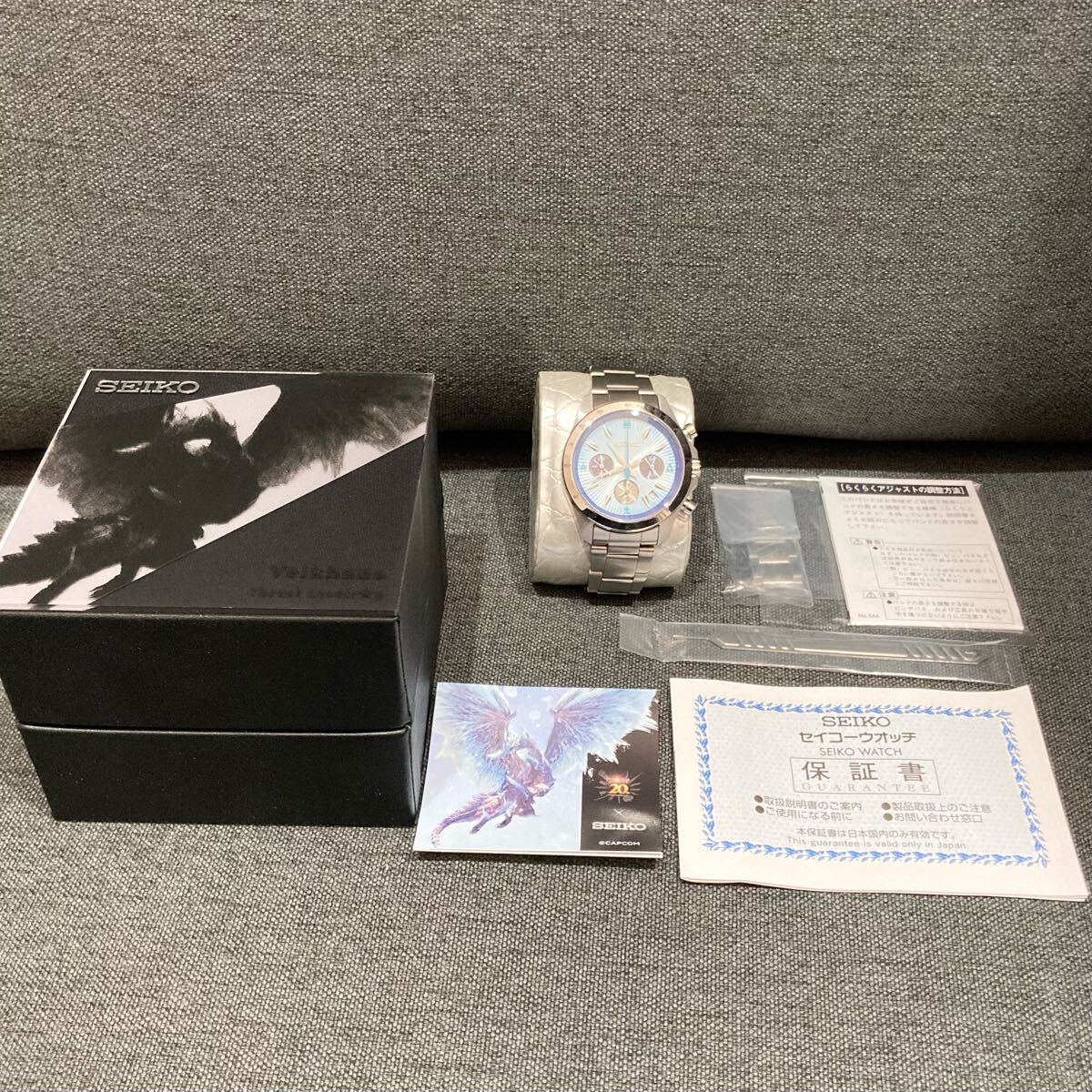 【未使用に近い】1円スタート モンハンコラボ SEIKO モンスターハンター 20周年記念 コラボウォッチ 腕時計 イヴェルカーナ モデル 0308S①の落札情報詳細 - Yahoo ...