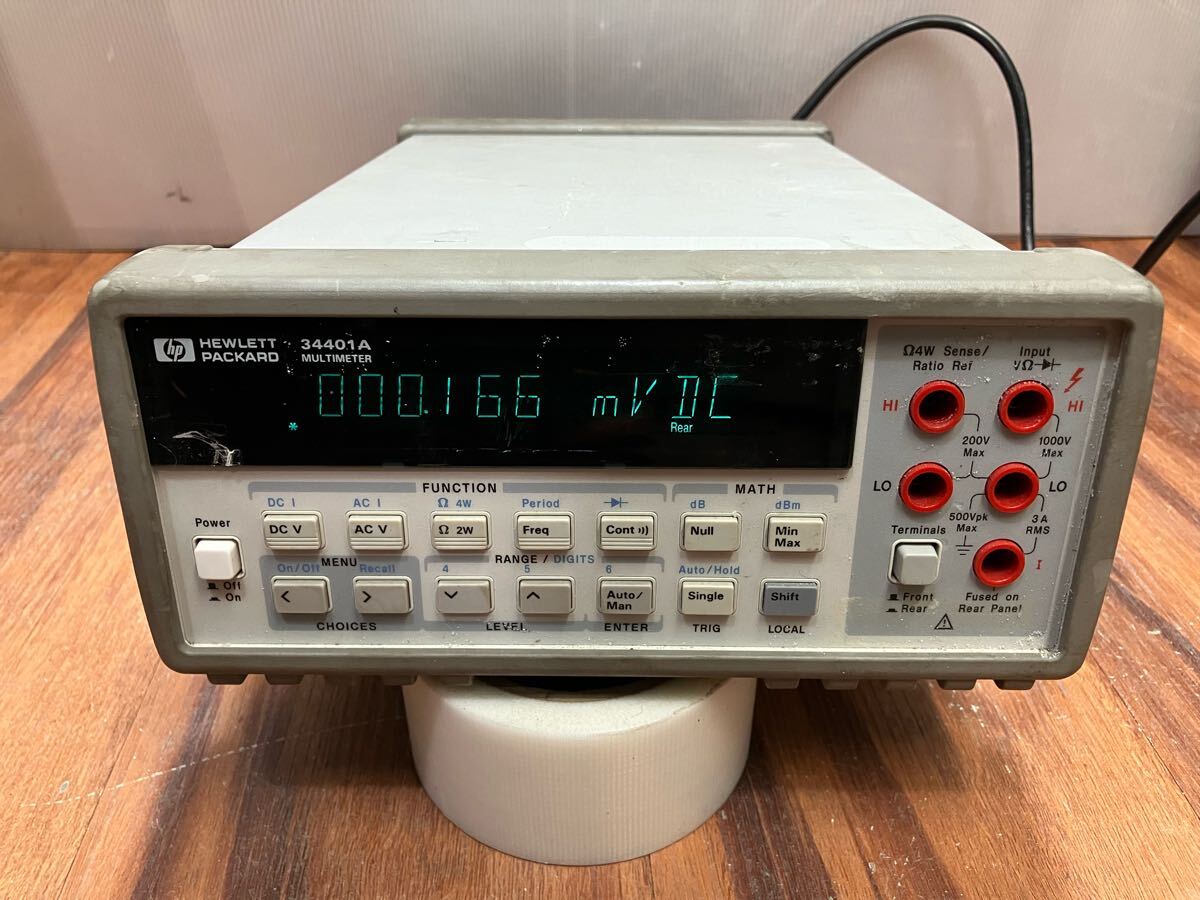 【傷や汚れあり】HEWLETT-PACKARD 34401A MULTIMETER 中古 AGILENT / HP / HEWLETT-PACKARD / KEYSIGHTの落札情報詳細 ...