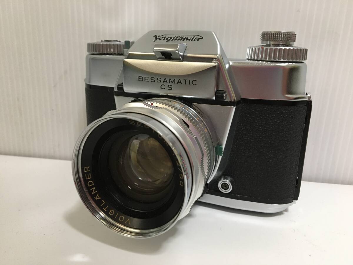 【傷や汚れあり】 H084 現状品 引退品 カメラ CAMERA Voigtlander フォクトレンダー BESSAMATIC CS SEPTON セプトン 1:2/50 西ドイツの落札情報 ...