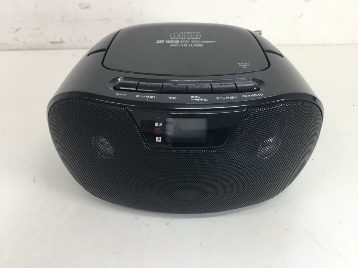 【中古】 代PTM017-80【通電・音出し確認済み】WINTECH ウィンテック USB/SD/CDラジオ ラジカセ KC-151USB /yの落札情報詳細 - Yahoo!オークション落札 ...