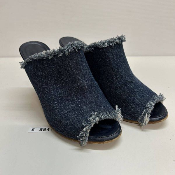 【やや傷や汚れあり】E584 DIANA ダイアナ レディース サンダル M 約 23cm ネイビー デニム地 ダメージ加工 日本製の落札情報詳細 - Yahoo!オークション落札価格検索 ...