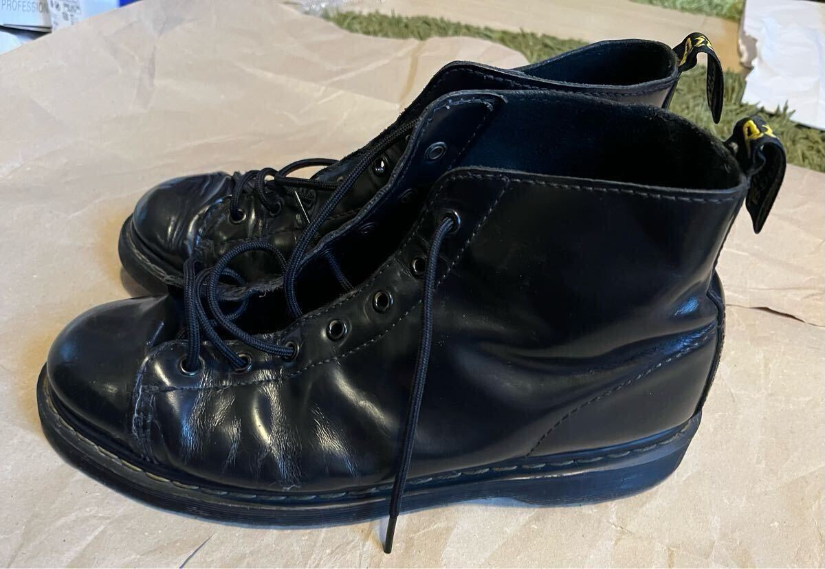 【傷や汚れあり】Dr Martens Monkey Boots UK10 モンキーブーツ Mods Skinhead Skins 古着 ...