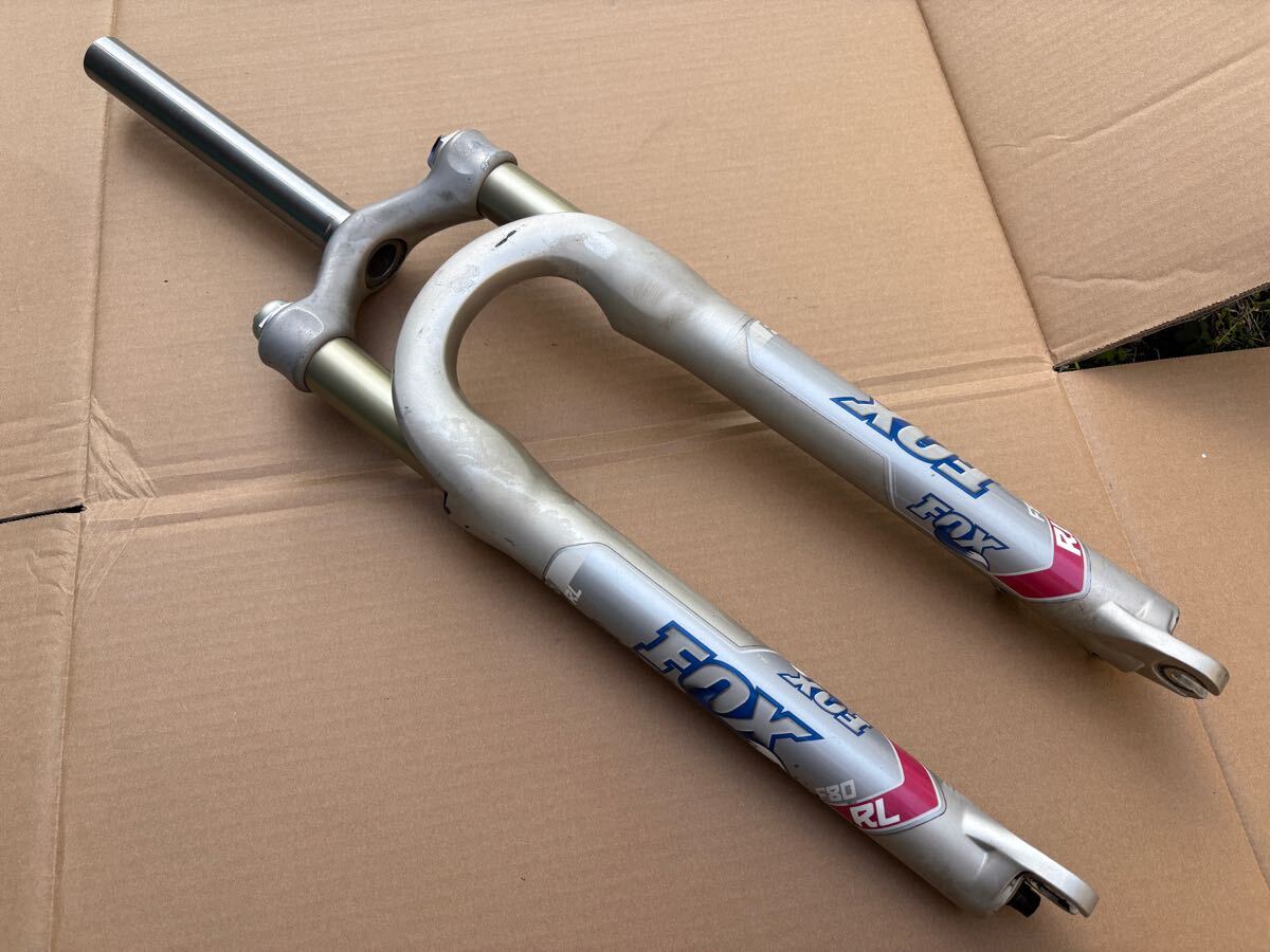 【やや傷や汚れあり】100円処分 ☆FOX フォックス USA ☆F80 RL ☆26インチ ☆インナー良好 エア漏れなし OS 1-1/8 ...