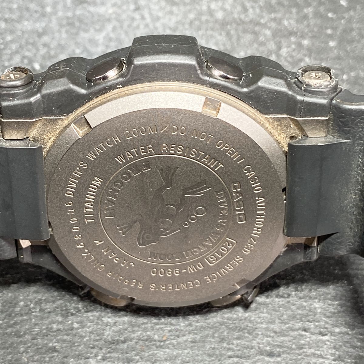 【目立った傷や汚れなし】美品 CASIO カシオ G-SHOCK ジーショック FROGMAN フロッグマン DW-9900-8 腕時計 デジタル クオーツ 多機能 新品電池交換済み 動作確認 ...