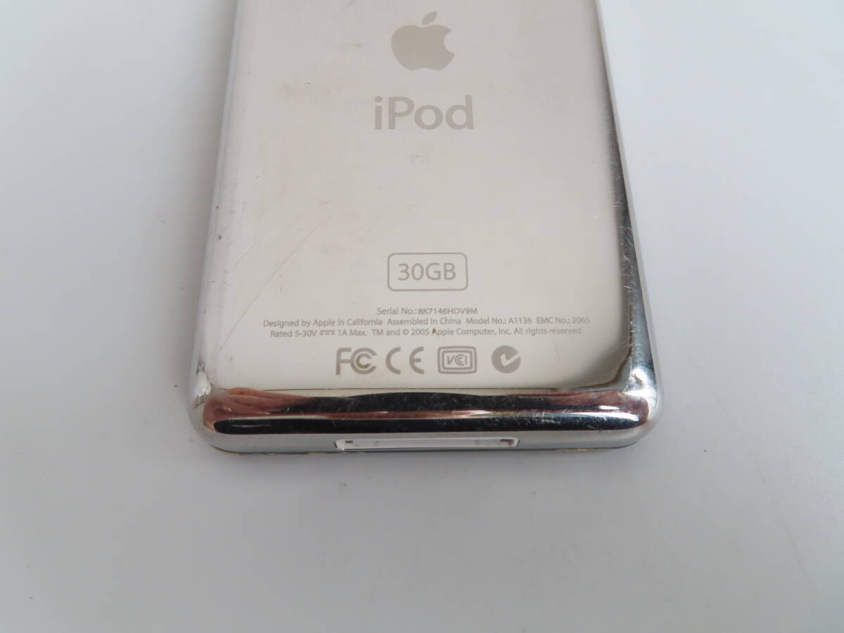 【やや傷や汚れあり】Apple iPod classic A1136 (第5世代) 30GB ブラック ジャンクの落札情報詳細 - Yahoo ...