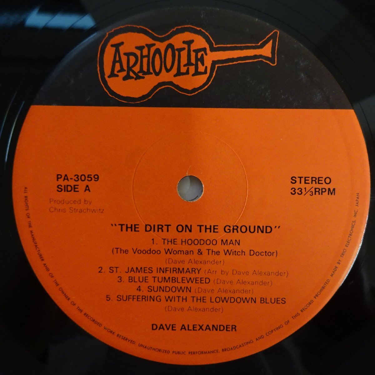 【やや傷や汚れあり】11227501;【美盤/国内盤/Arhoolie】Dave Alexander / The Dirt On The ...