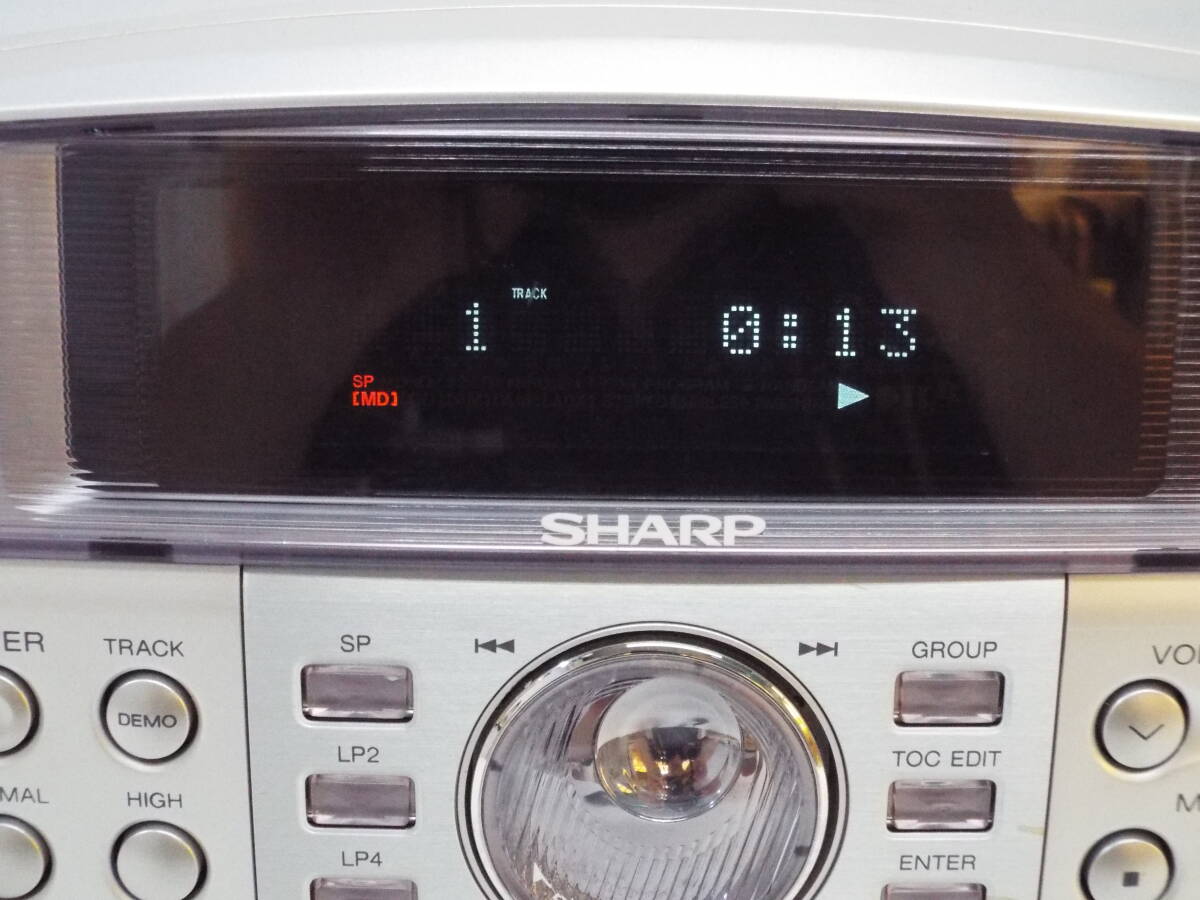 【やや傷や汚れあり】IB-003/140[同梱不可] 動作品 シャープ MD Studio MD-F250 MD/CDシステム SHARP ラジカセの落札情報詳細 - Yahoo!オークション ...