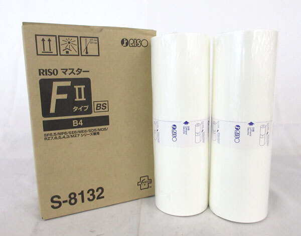 【未使用】送料300円(税込) nd102 RISO 印刷機純正マスター F2タイプ BS B4 2本(S-8132)【シンオク】の落札情報 ...