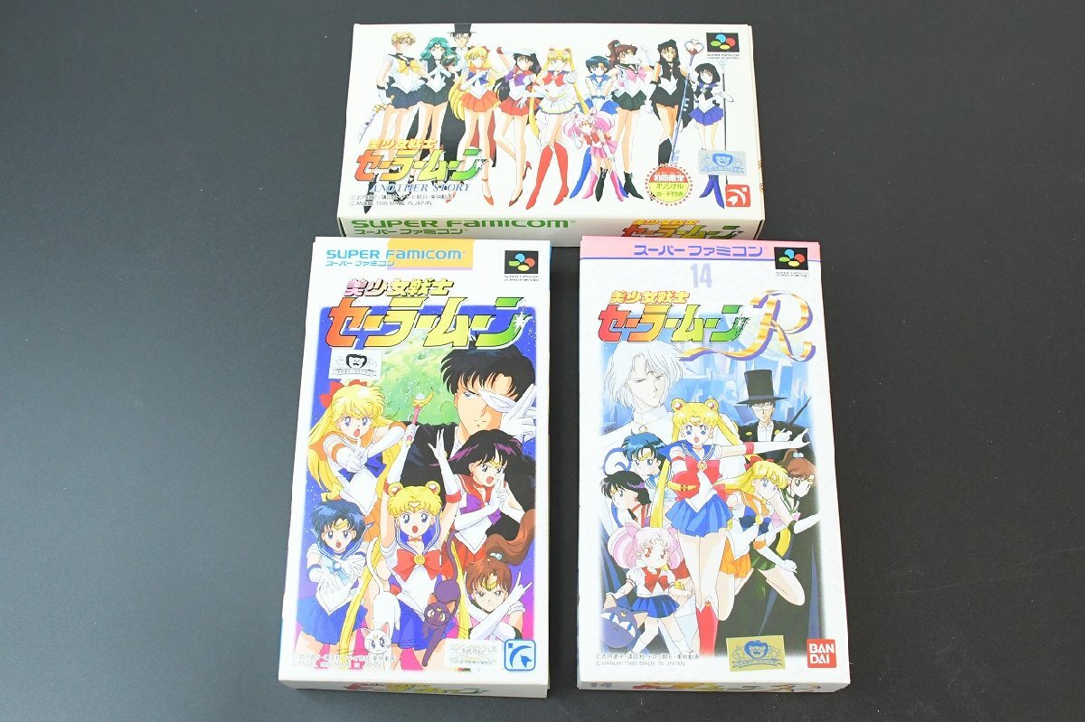 【やや傷や汚れあり】箱・取説付 SFC 美少女戦士セーラームーン関連3点セット R/アナザーストーリー(カード付)_長GM5の落札情報詳細 - Yahoo!オークション落札価格検索 オークフリー
