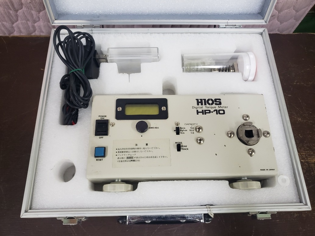 【傷や汚れあり】HIOS ハイオス デジタルトルクメーター HP-10 Digital Torque Meter 取説 専用ケース付きの落札情報詳細 - Yahoo!オークション落札価格検索 ...