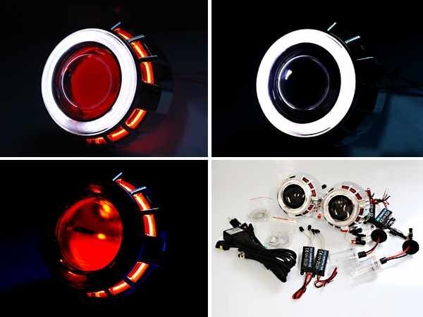 【未使用】バイキセノン 埋込 加工用 CCFLリング HID プロジェクター 2色 ダブル H4 白×赤 WR 2個セットの落札情報詳細 - Yahoo!オークション落札価格検索 オークフリー