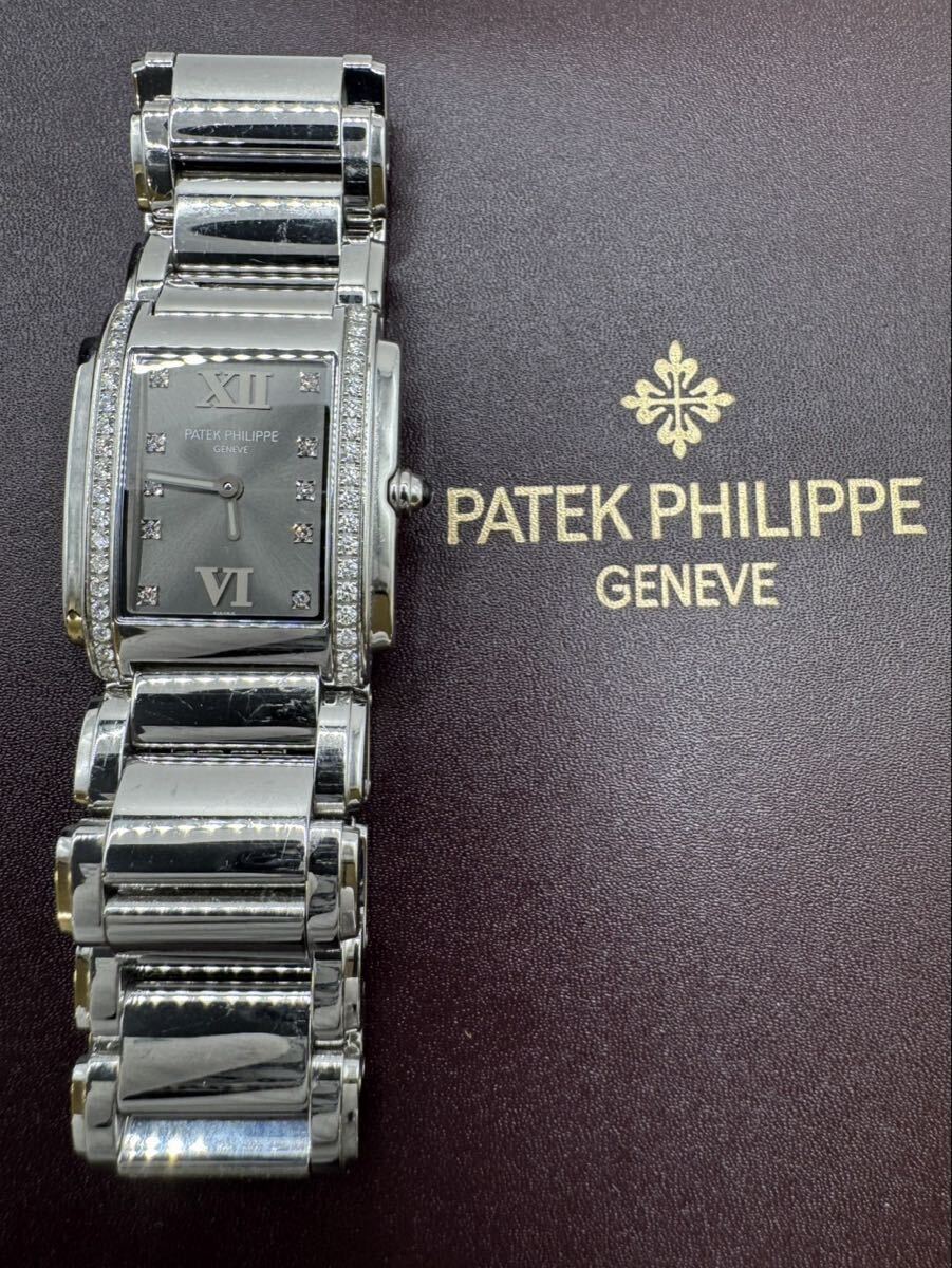 【目立った傷や汚れなし】PATEK PHILIPPE パテックフィリップ 4910/10A-010 TWENTY-4 ダイヤモンド 腕時計 ステンレススチール SS レディース 稼動品の落札 ...