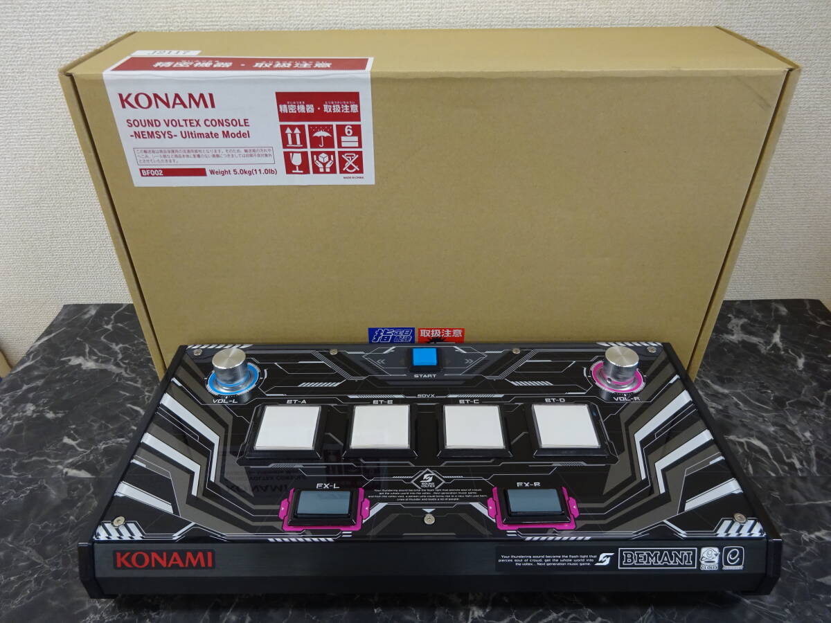 【傷や汚れあり】【ゲームコントローラー】 SOUND VOLTEX CONSOLE NEMSYS Ultimate Model 開封 ...