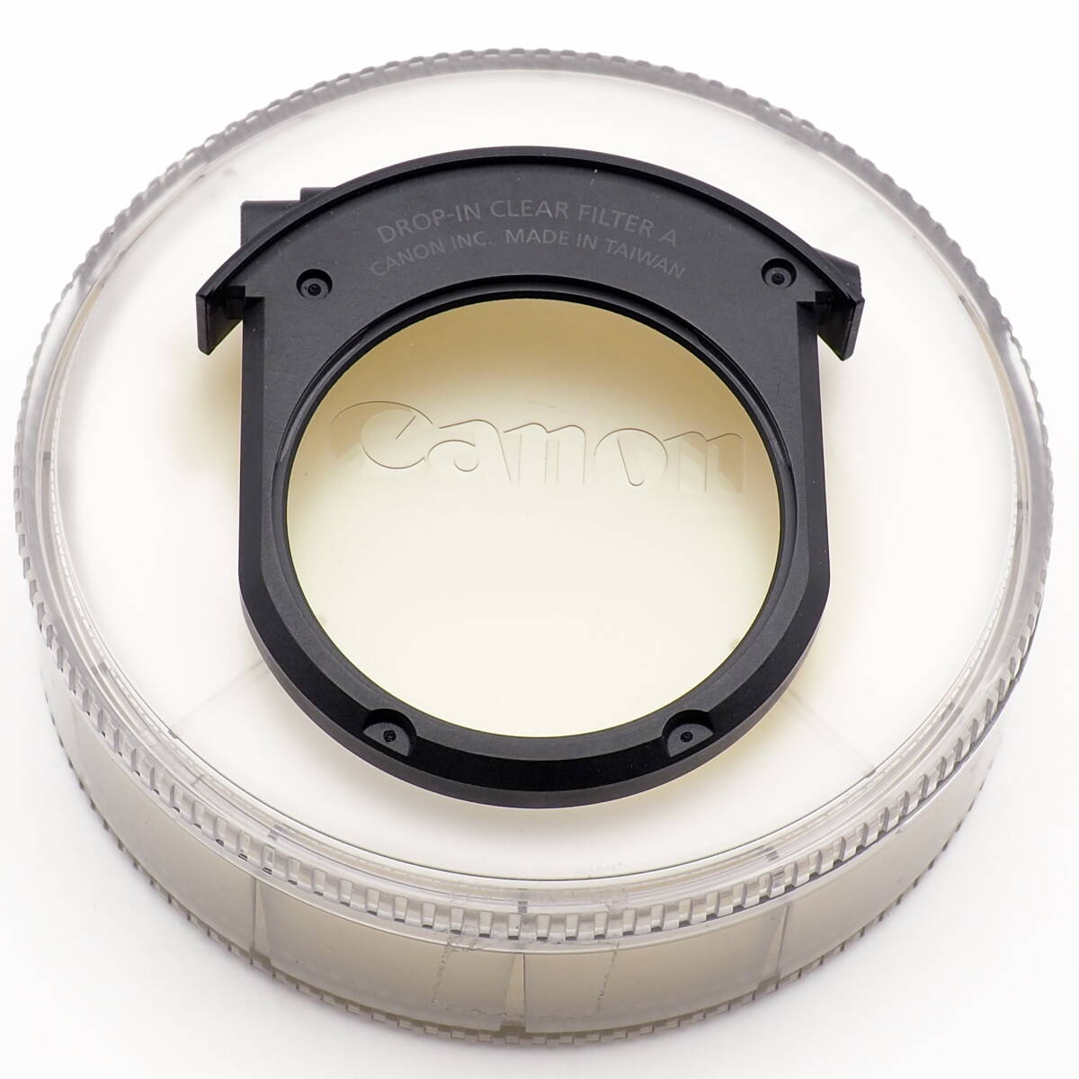 【目立った傷や汚れなし】Canon ドロップイン クリアフィルター A Drop-In Clear Filter A ドロップインフィルター ...