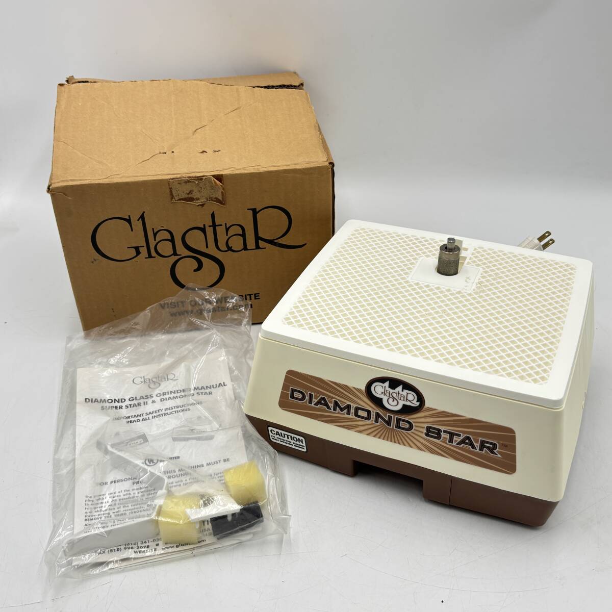 【やや傷や汚れあり】【簡易動作確認済み】 GlaStaR DIAMOND STAR ダイヤモンドスター グラスター ステンドグラス 工具 ...