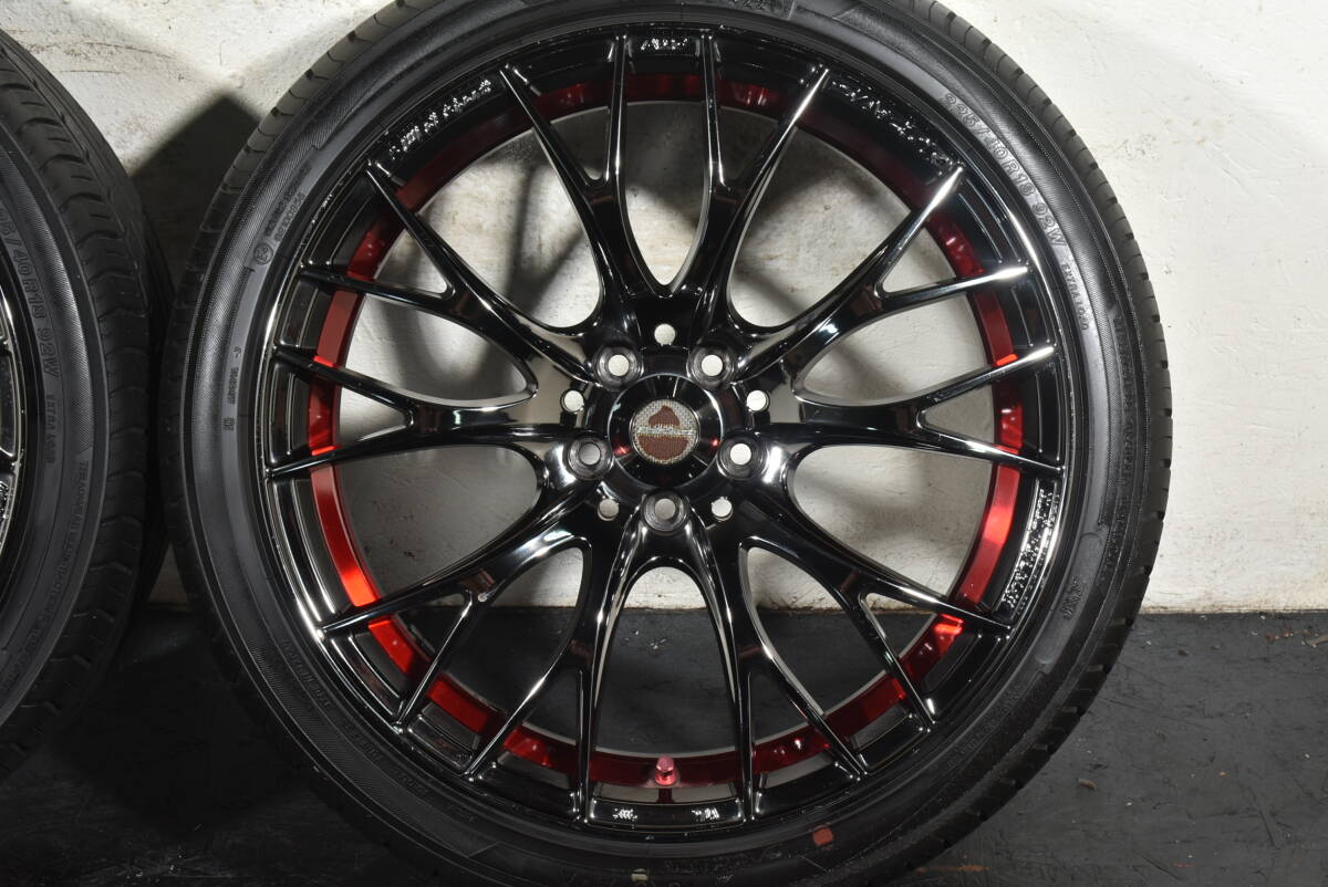 【やや傷や汚れあり】☆WEDS SPORT SA-20R 18インチ☆PCD100 8.5J +45☆ヨコハマ ブルーアース ES32☆225/40R18☆86 BRZ カローラスポーツ ...
