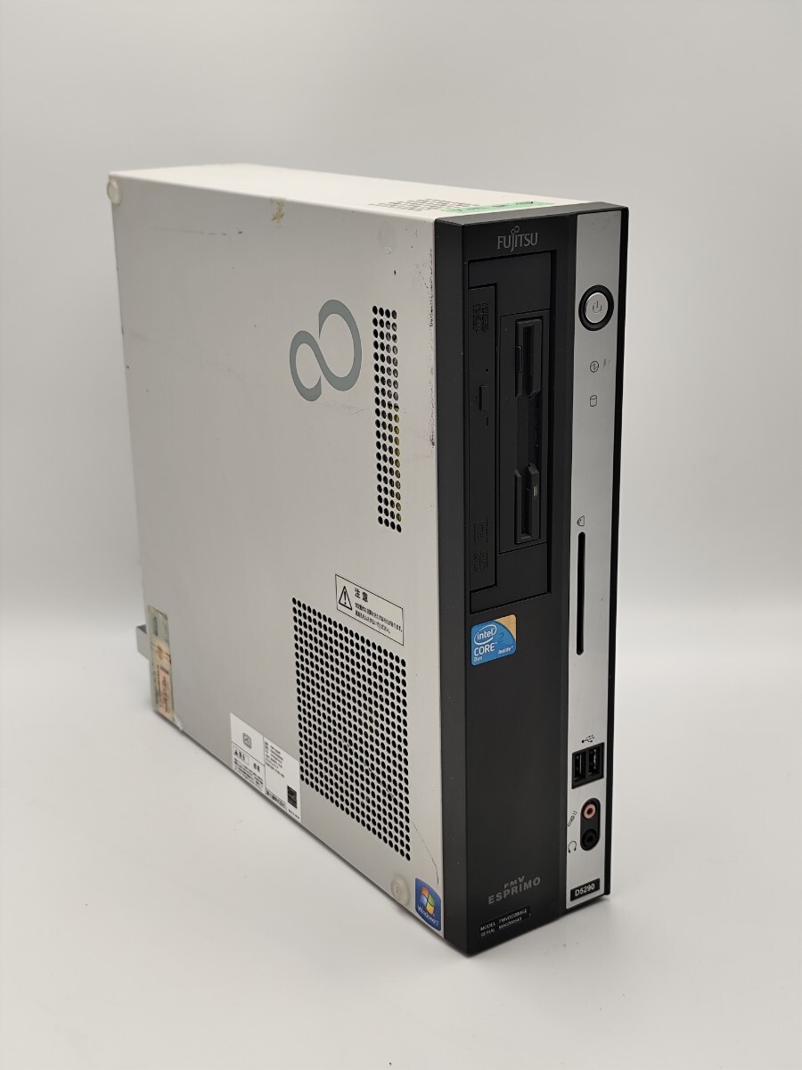 【全体的に状態が悪い】y1034 FUJITSU ESPRIMO FMV-D5290 FMVDD2A0G1 core 2 duo 4GB ...