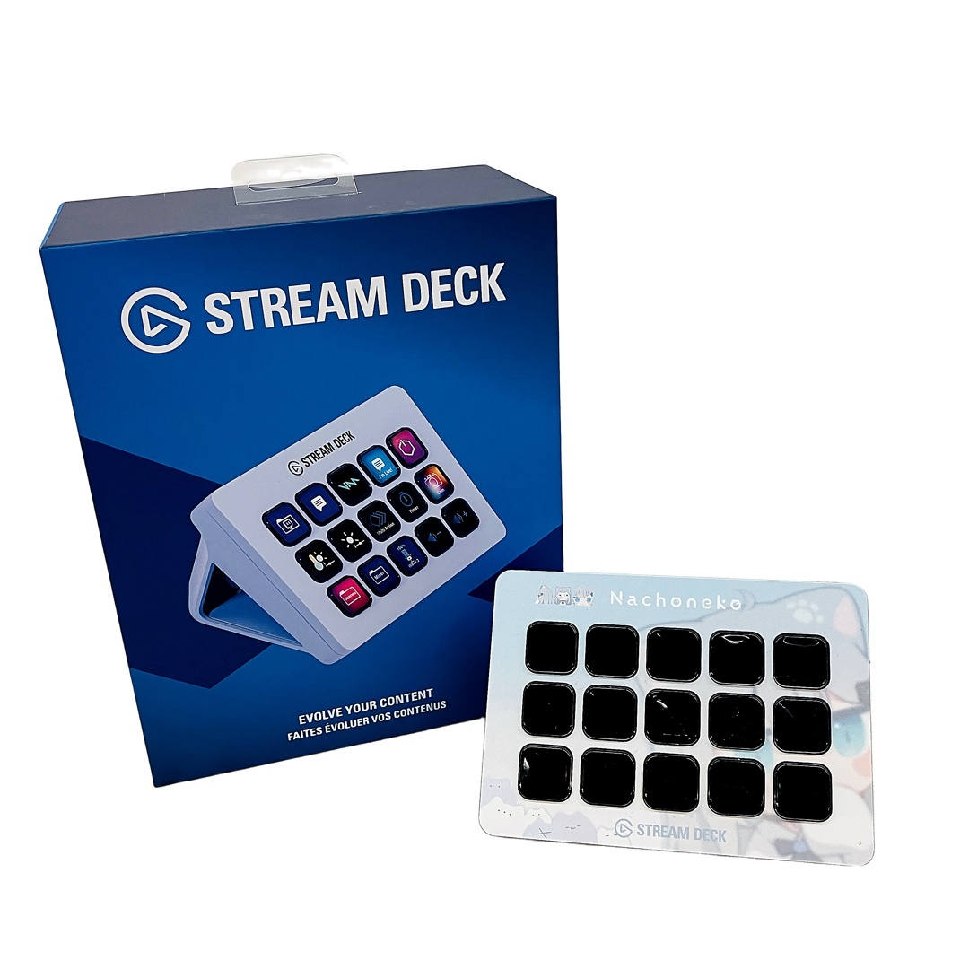 【やや傷や汚れあり】Elgato 20GBA9901 STREAM DECK nachonekoコラボ限定モデル 配信用デバイス エルガト ...