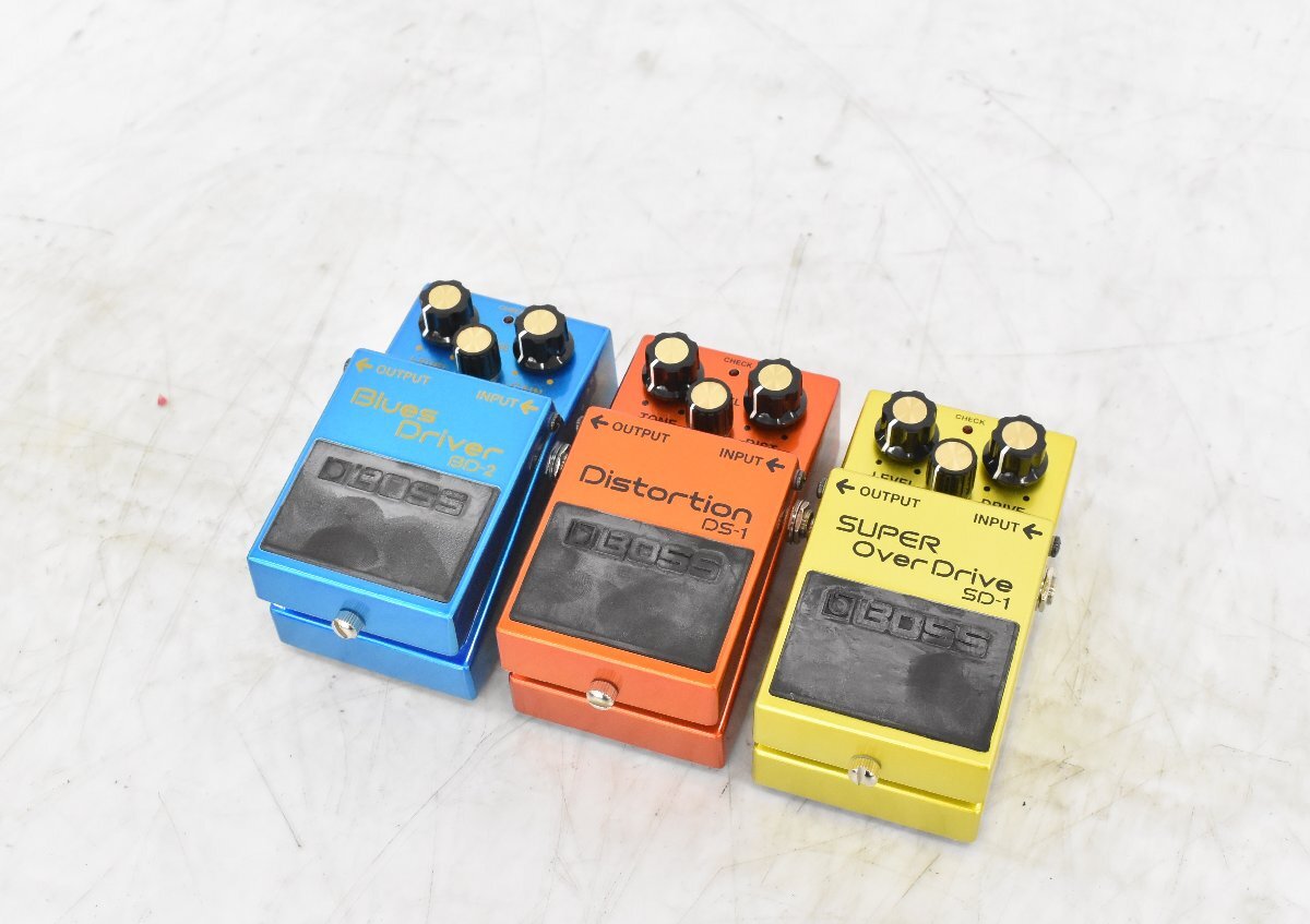 【傷や汚れあり】【 C 】4171 BOSS BD-1/SD-1/DS-1 50YEAR ANNIVERSARY エフェクター 3点セット ...