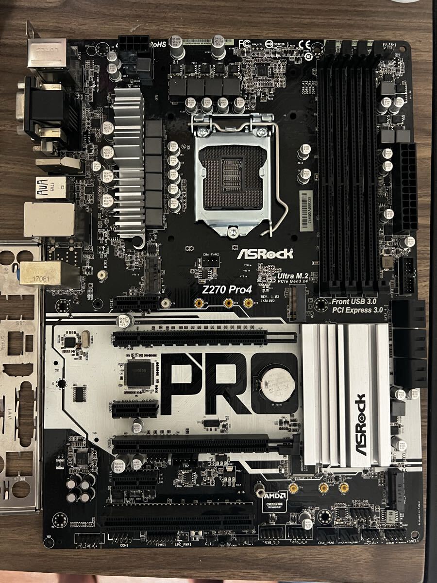 【やや傷や汚れあり】ASRock Z270 Pro4 LGA1151 マザーボード ATX BIOS最新 動作確認済みの落札情報詳細 ...
