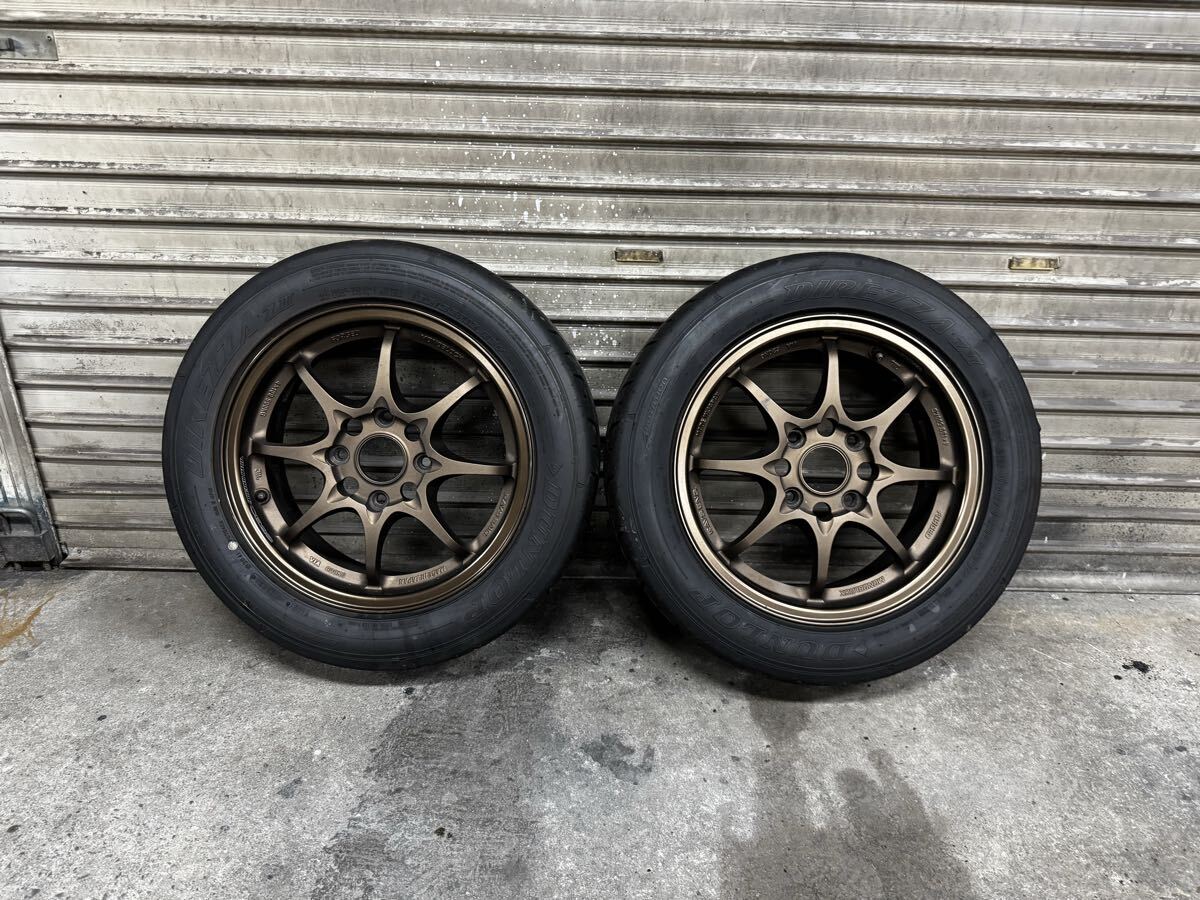 【傷や汚れあり】RAYS レイズ CE28N CE28 ブロンズ 鍛造 軽量 PCD114.3 16インチ 8j 4H VOLK RACING ...