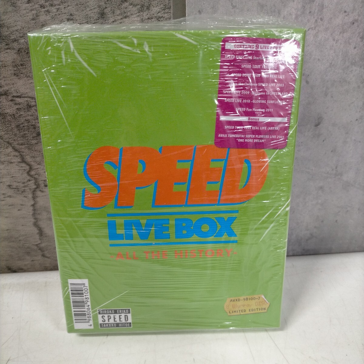 【未使用に近い】SPEED LIVE BOX -ALL THE HISTORY-(初回生産限定版)(Blu-ray Disc) DVD/未開封 ...
