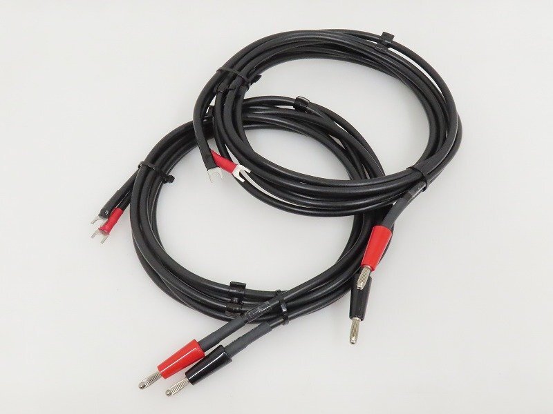【やや傷や汚れあり】 FM Acoustics FORCELINES FLS3 スピーカーケーブル 2本 3m FMアコースティックス ...