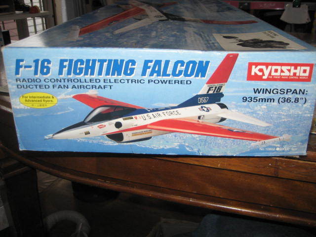 【新品】京商（KYOSHO）F-16 FIGHTING FALCON ダクトユニット付きキット の落札情報詳細| ヤフオク落札価格情報 オークフリー