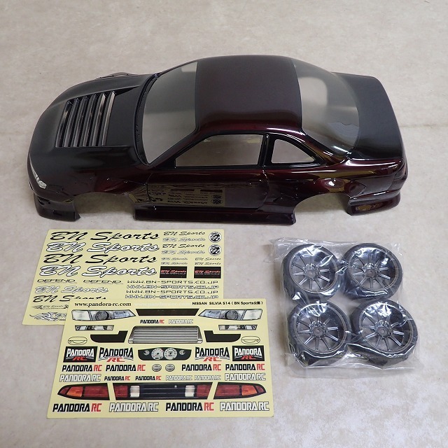 【新品】未使用 パンドラ 1/10 S14シルビア BNスポーツ改 アディクションフェンダー仕様 キャンディダークレッドブラウン RC ラジコンボディ 【20の落札情報詳細 - ヤフオク落札 ...