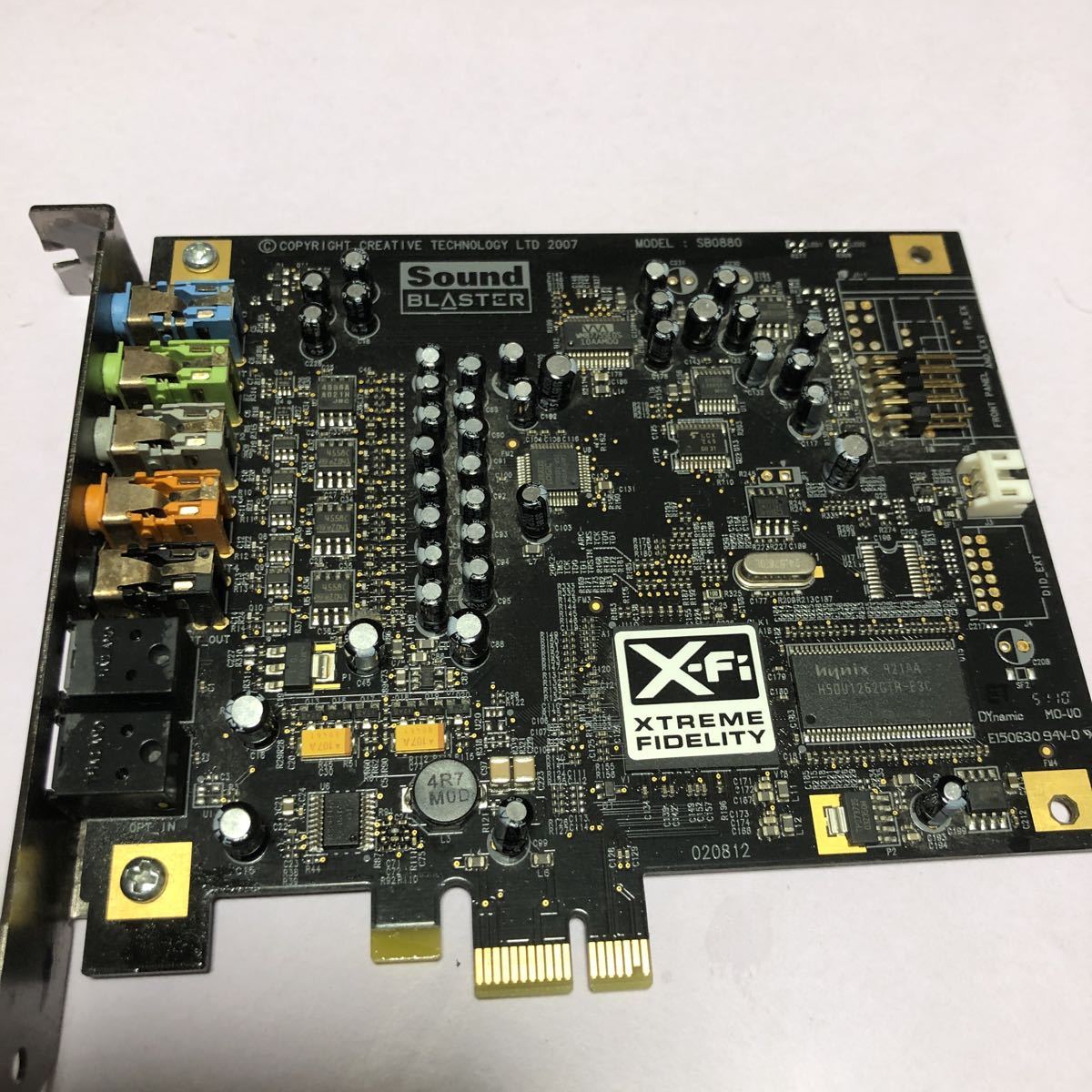 中古Creative Sound Blaster X-FI TITANIUM SB0880 PCI-E接続 クリエイティブ動作品/SHZ ...