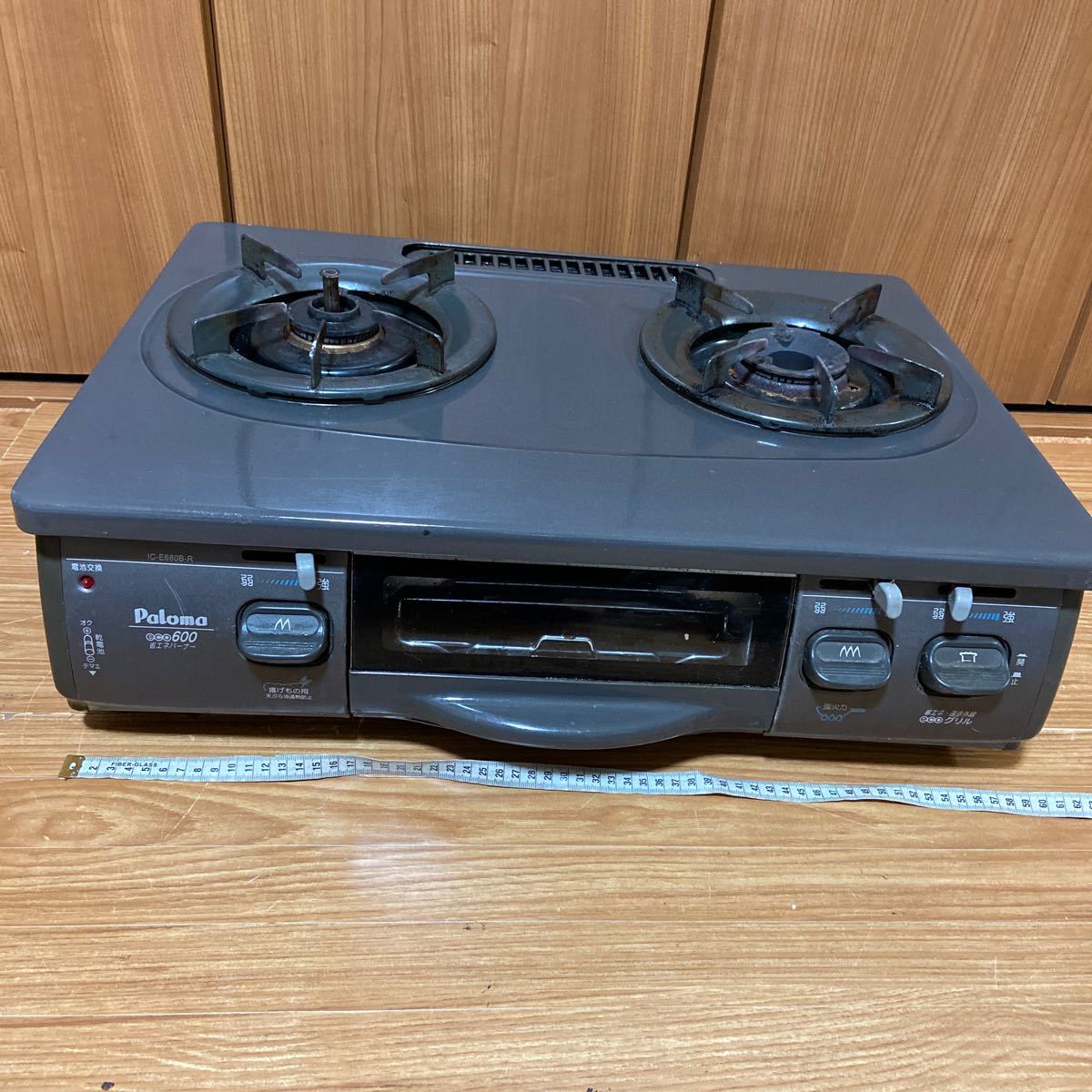 ②パロマ ガスコンロ 都市ガス IC-E680B-Rの落札情報詳細 - ヤフオク落札価格検索 オークフリー