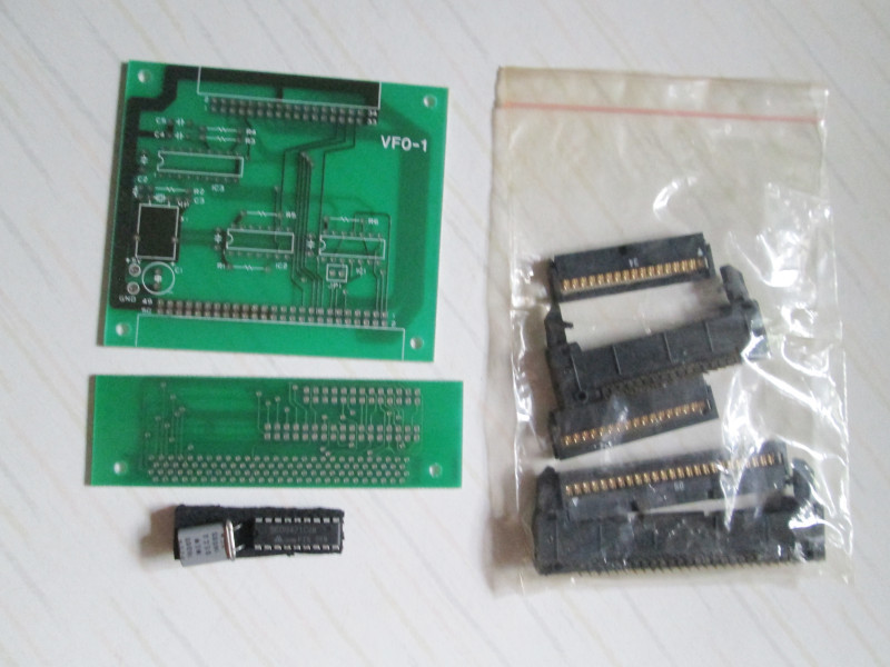 フロッピーディスクドライブVFO回路用IC SED9421C0B ＋ VFO製作基板 PC-98(PC-9801/EPSON製PC98互換機 ...