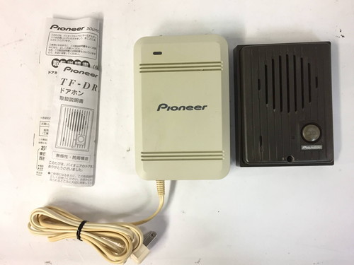 k157*80 【中古】 パイオニア ドアホンターミナルボックス ドアフォン TF-TB2 TF-DR2 セットの落札情報詳細 - Yahoo!オークション落札価格検索 オークフリー