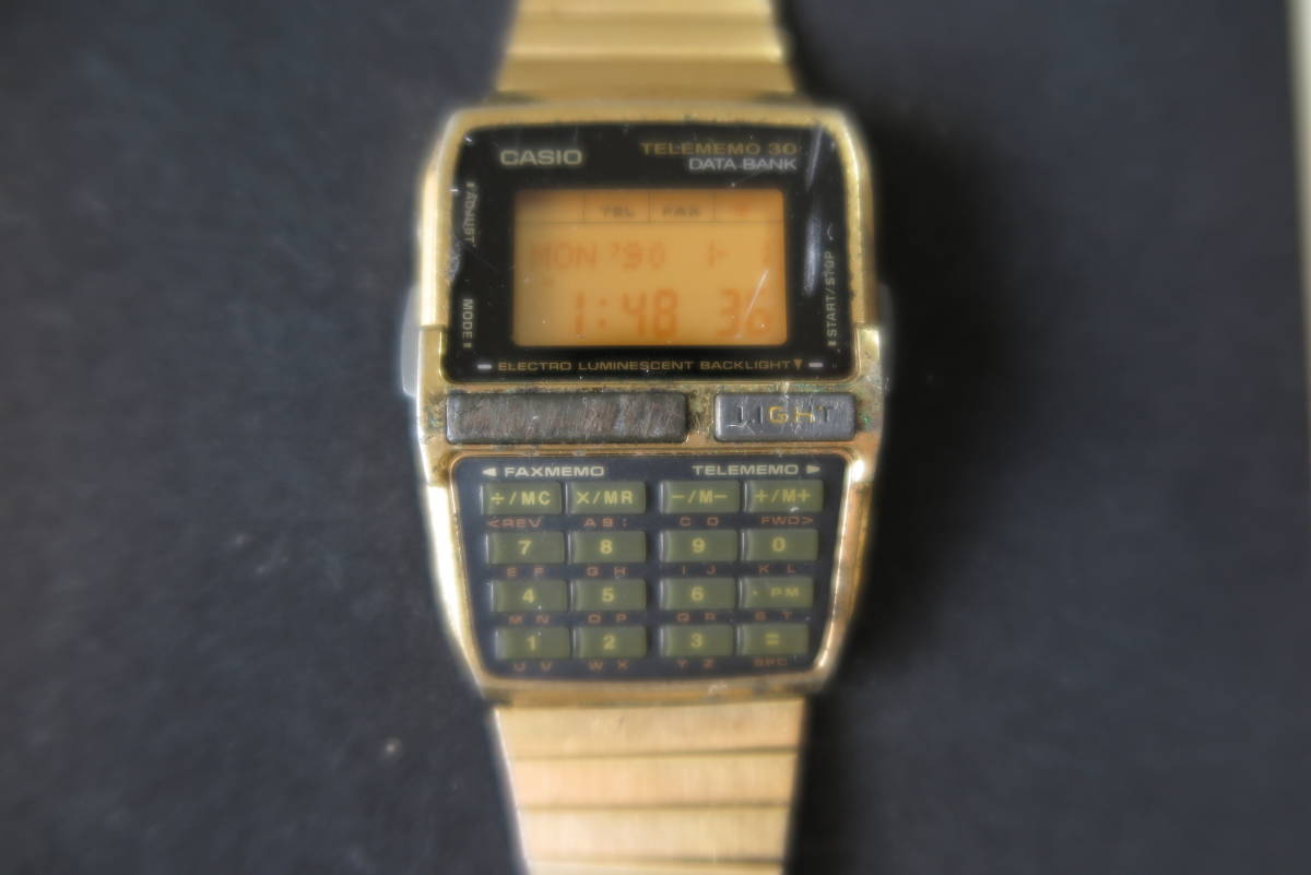 CASIOデータバンクTELEMEMO 30 DBC-300 CASIO DATABANK 稼働品 ライト点灯 カシオの落札情報詳細 ...