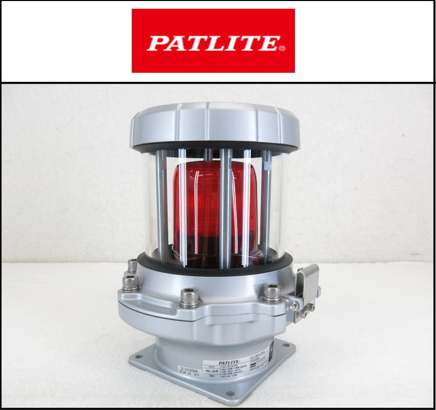 【新品】 ① 新品/保管品？ PATLITE/パトライト 防爆LEDフラッシュ表示灯 REL-24-R の落札情報詳細 - ヤフオク落札価格 ...