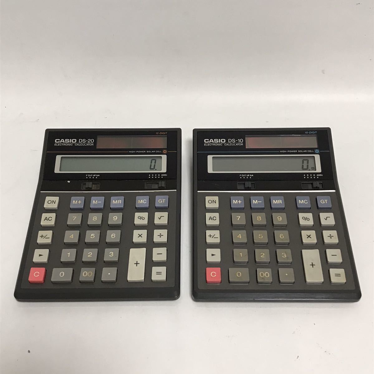 【CASIO カシオ DS-10TK サイレントタッチ 10桁 大型表示】 計算機 昭和レトロ カシオ電卓 の落札情報詳細| ヤフオク落札価格 ...