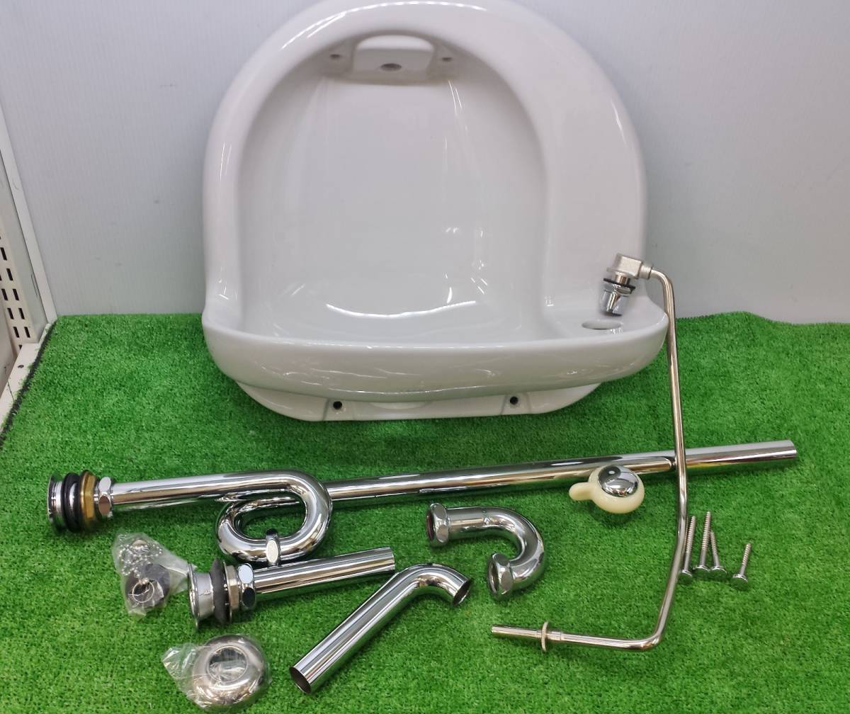 【新品】未使用訳有品 TOTO Romancia 埋込手洗い器 排水管付き #NG2ホワイトグレー L833の落札情報詳細 - Yahoo!オークション落札価格検索 オークフリー