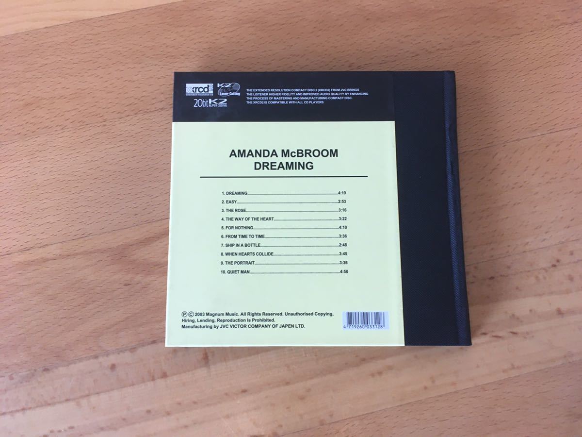 【XRCD】Amanda McBroom / Dreaming / アマンダ・マクブルーム (Magnum Music MAGXR001)の ...