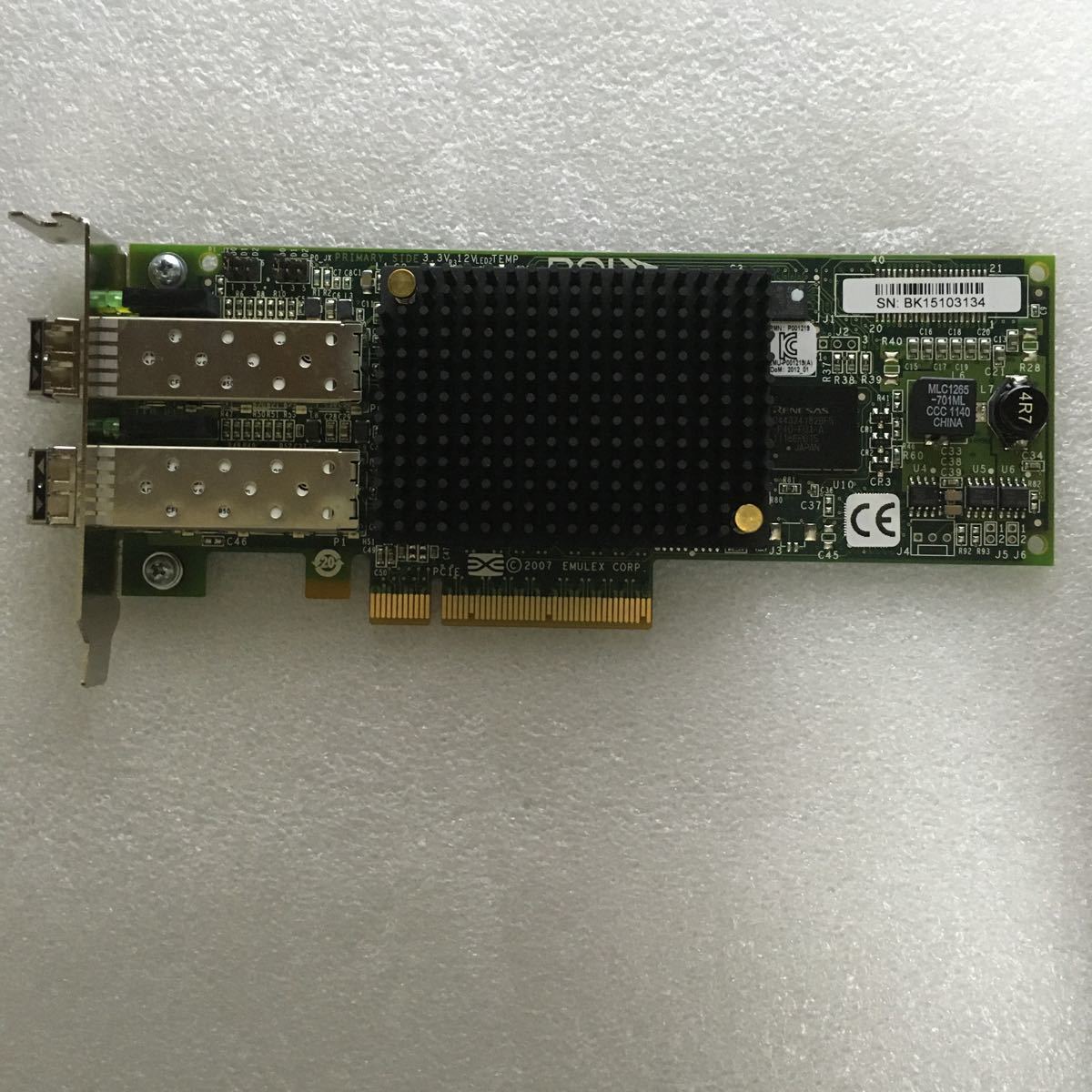 LPE12002 2ポート 8Gbps FC-HBA SFPセットの落札情報詳細 - Yahoo!オークション落札価格検索 オークフリー