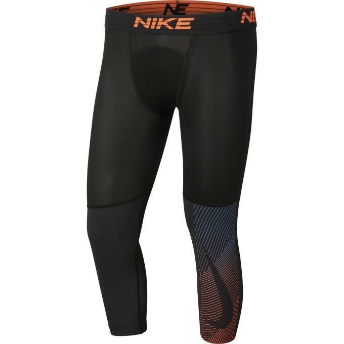 【新品】新品 送料込 NIKE PRO BASE LAYER LV2.0 3/4 TIGHTS Sサイズ 黒 ナイキ プロ ベースレイヤー タイツ 七分丈 トレーニング ランニング RUNの ...